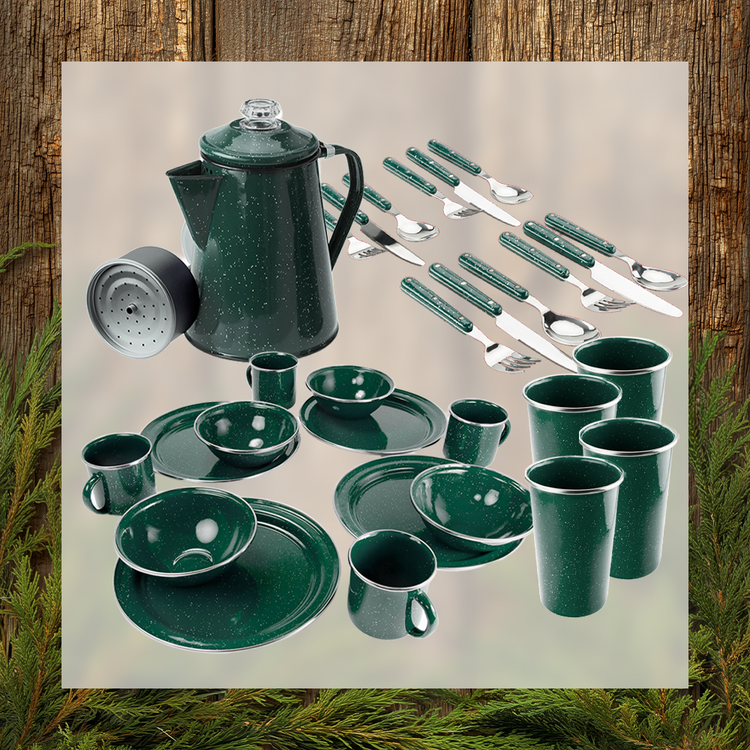 Enamel Camping Tableware for Outdoor Cooking | GSI Outdoors